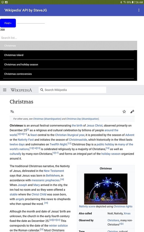 Making sense of the Wikipedia API - MIT App Inventor Help - MIT App ...