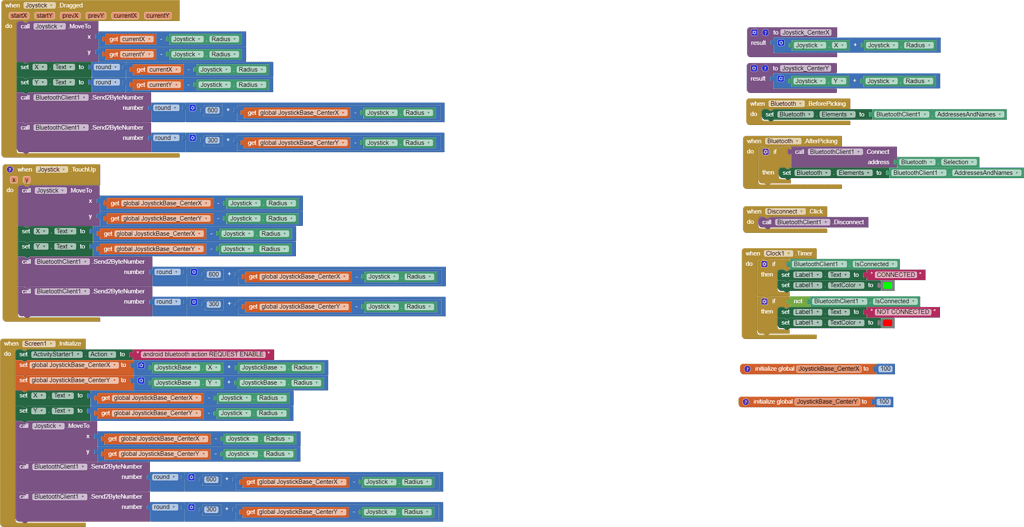 Bluetooth Joystick Pan/Tilt Controller - General Discussion - MIT App Inventor Community