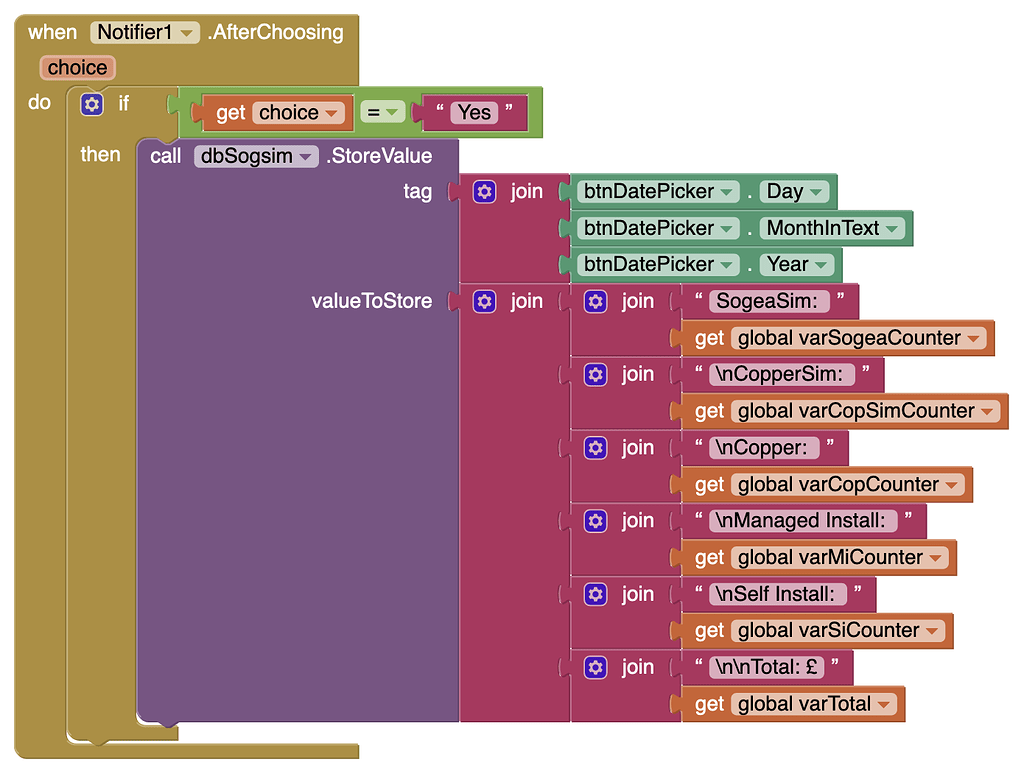 Trying to extract specific data from tinydb that all has the same tag - MIT App Inventor Help ...