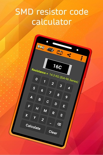 Resistor Calculator - App Showcase - MIT App Inventor Community