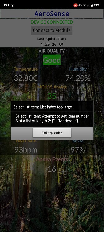 Multiple Sensor Data Via Bluetooth On App Errors Mit App Inventor Help Mit App Inventor