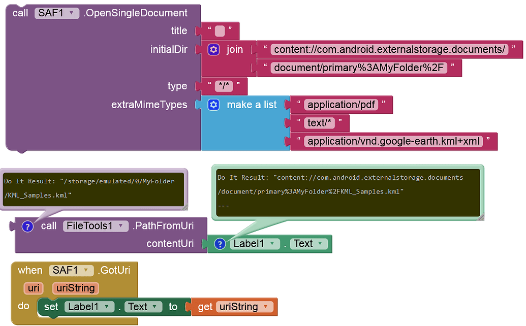 SAF: App Inventor implementation of Storage Access Framework - #353 by Anke - Extensions - MIT ...