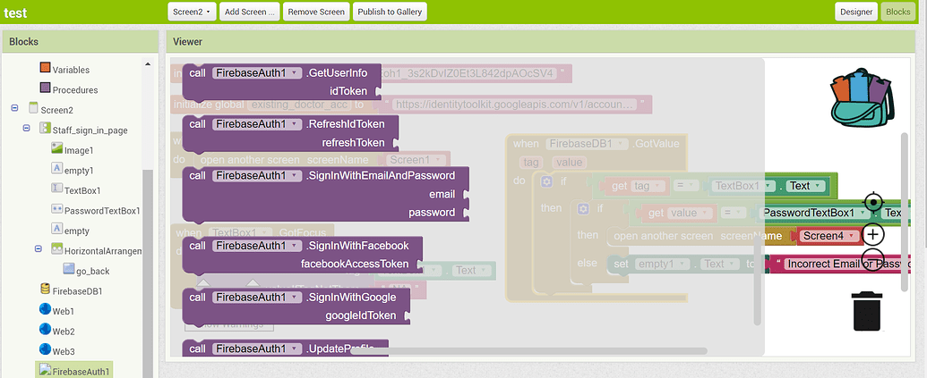 Creating login page - MIT App Inventor Help - MIT App Inventor Community