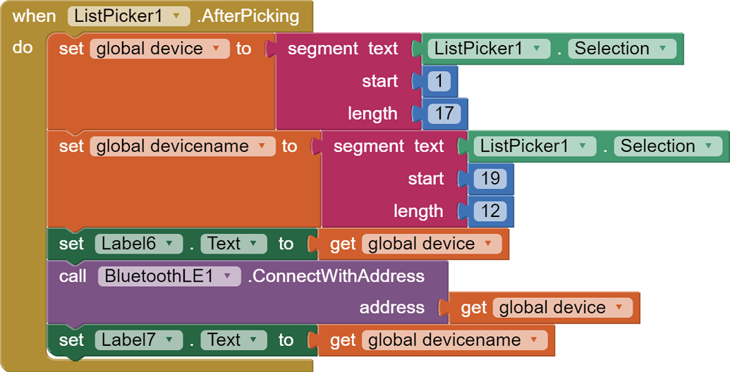 Connecting to a specific BLE devicetype using UUID and Name - fails ...