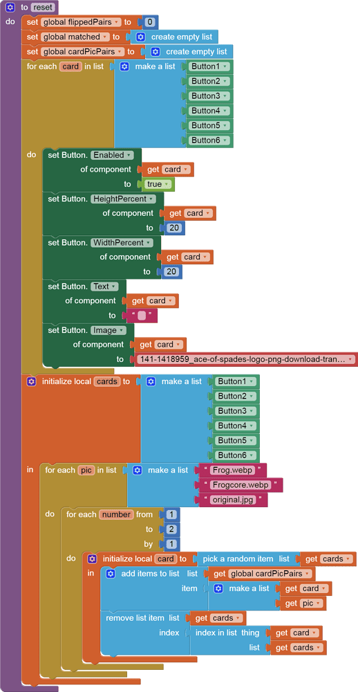 Memory Game for Class - MIT App Inventor Help - MIT App Inventor Community
