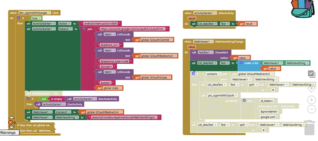 Problem with Google OAuth2 and Firebase REST API: Missing Initial State Issue - MIT App Inventor ...
