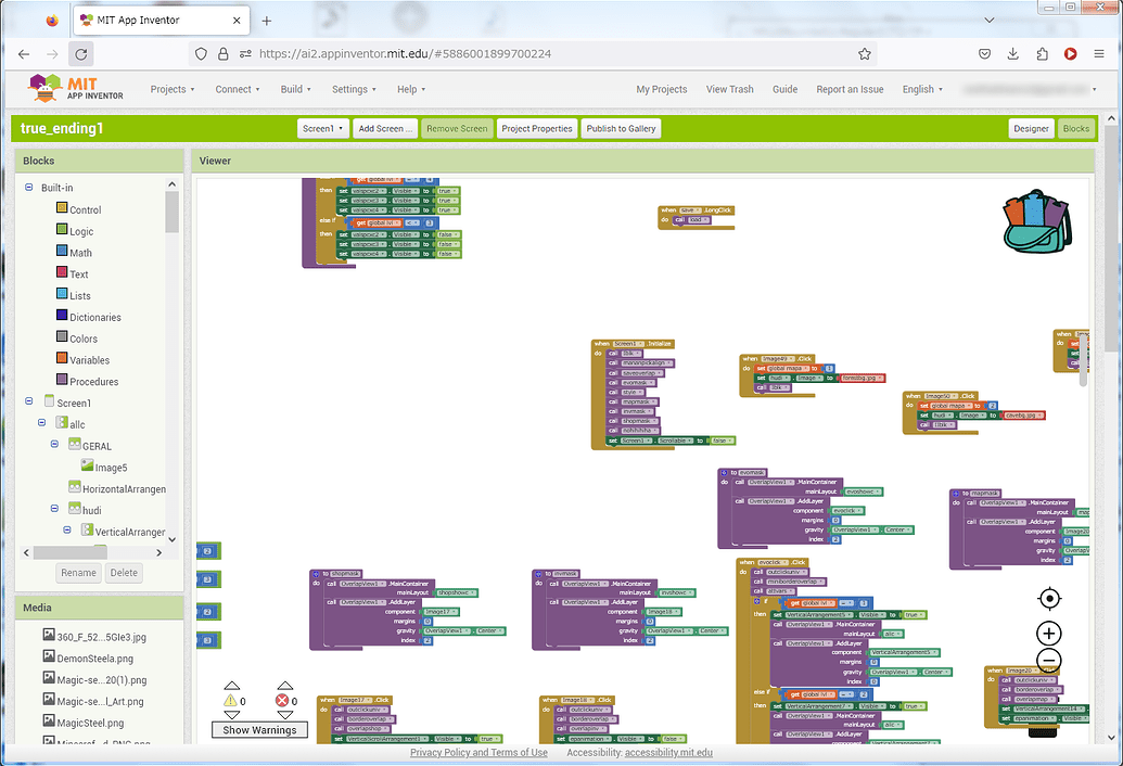 Cool game we made for school work - App Showcase - MIT App Inventor ...