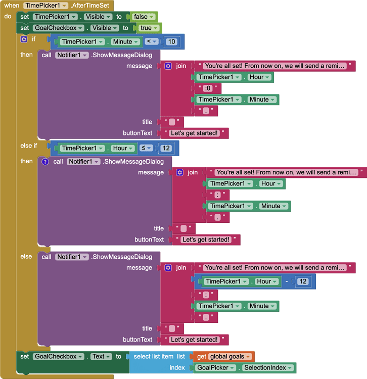 Changing From 24 To 12 Hour Time TimePicker MIT App Inventor Help 