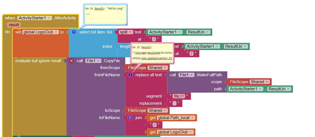 Copy a file in another folder - MIT App Inventor Help - MIT App Inventor Community