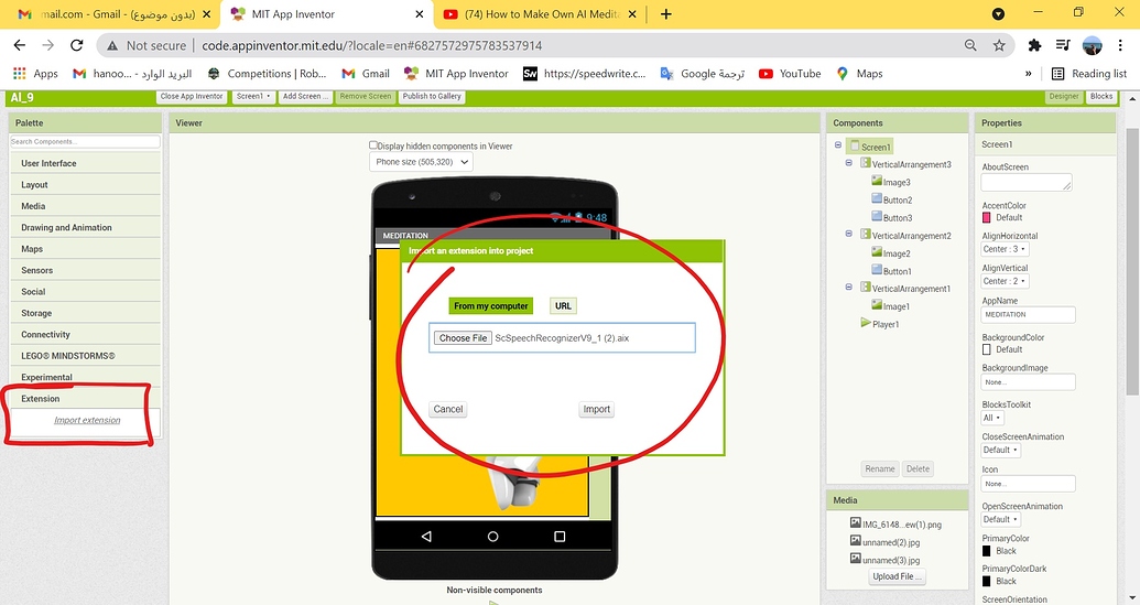 Voice Recognition extension Continuous listening - MIT App Inventor ...