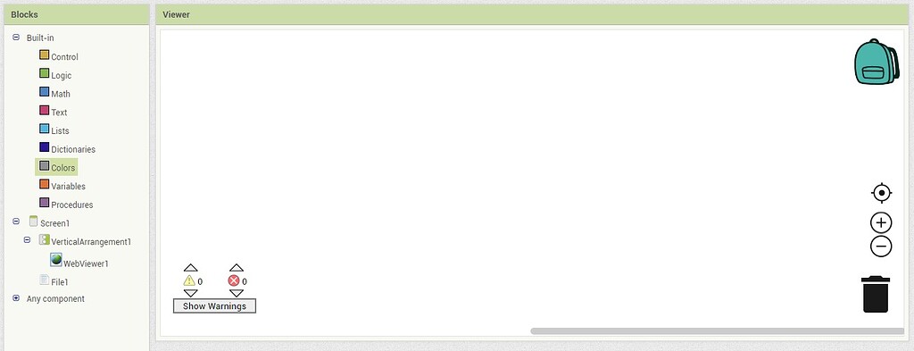 I Can't the the Events Blocks - MIT App Inventor Help - MIT App ...