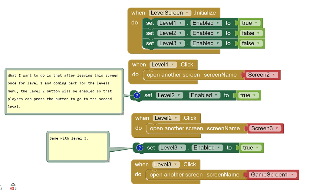 Problem of the enabling of buttons after switching back to the same ...