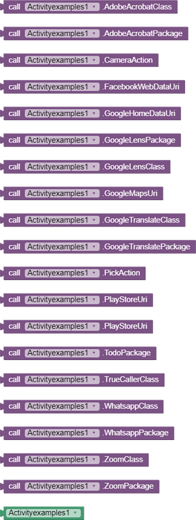 Free Activity Starter Helper To Access Many Actions Classes And App Packages Extensions