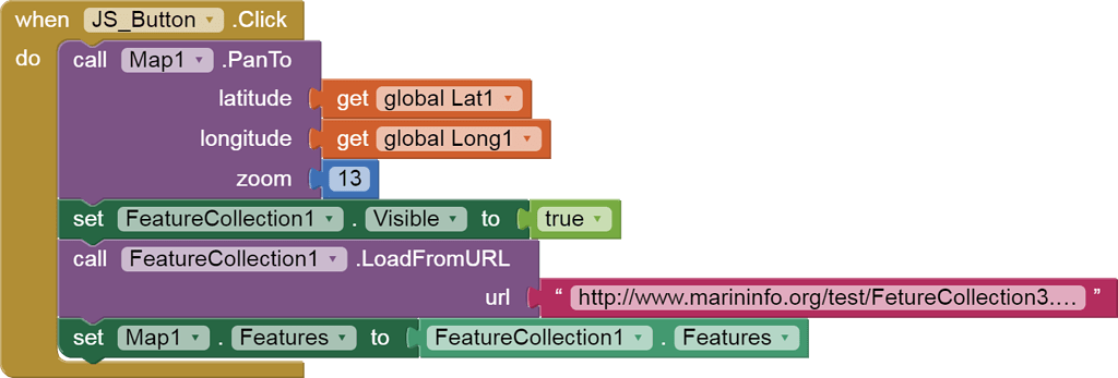 FeatureCollection of POINTS not showing up as MARKERS on the map - MIT ...