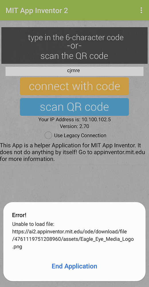 Unexplained Error Mit App Inventor Help Mit App Inventor Community