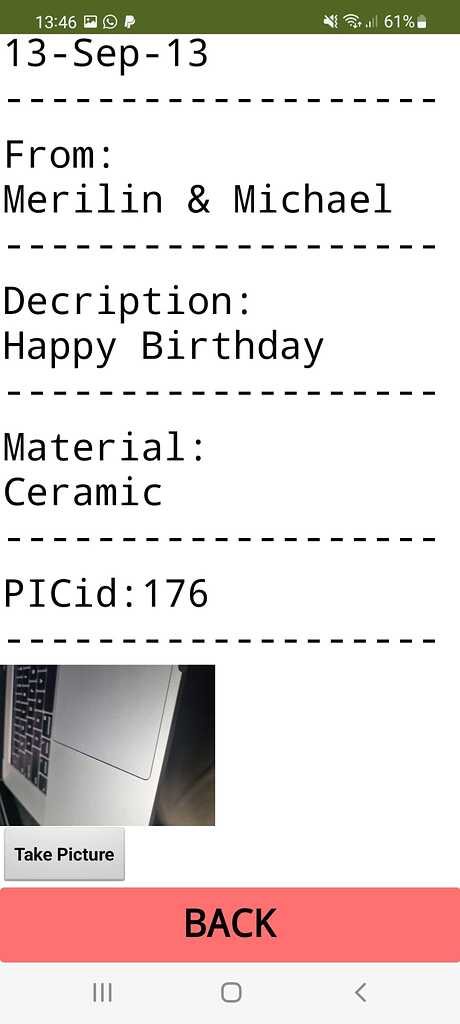 Take images in app - Save to cloudDB - Retrieve images in app - MIT App Inventor Help - MIT App ...