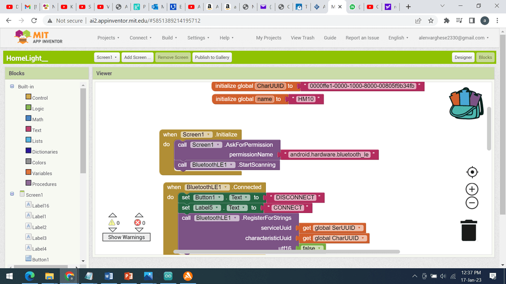 Error 908 the permission android.hardware.bluetooth_le has been denied - MIT App Inventor Help ...