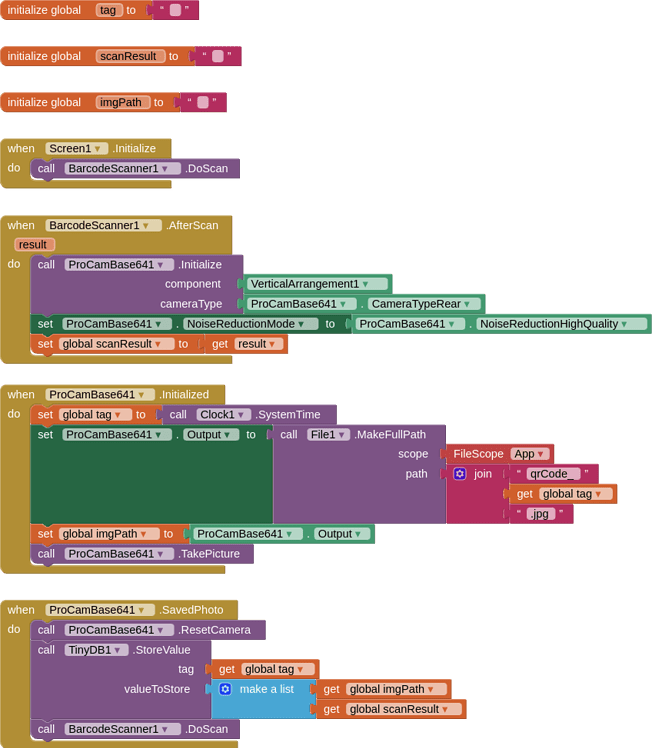 Automatic scan qrcode & camera image? - MIT App Inventor Help - MIT App ...