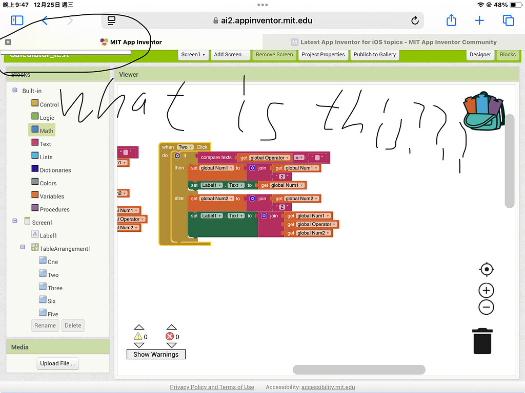 Cannot duplicate blocks when coding. (IOS) - App Inventor for iOS - MIT ...