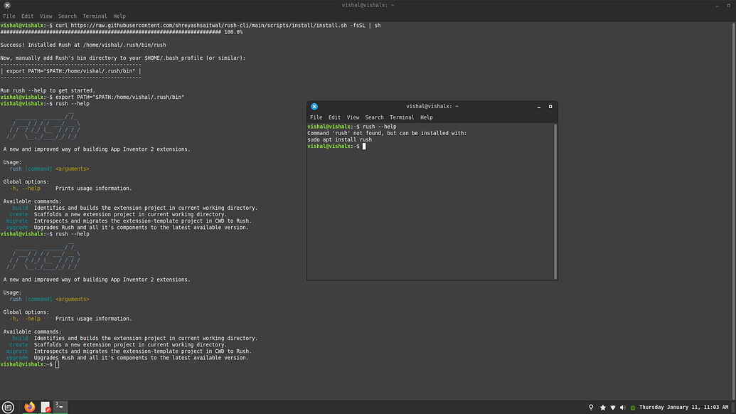 Rush • A new and improved way of building extensions - Extension ...
