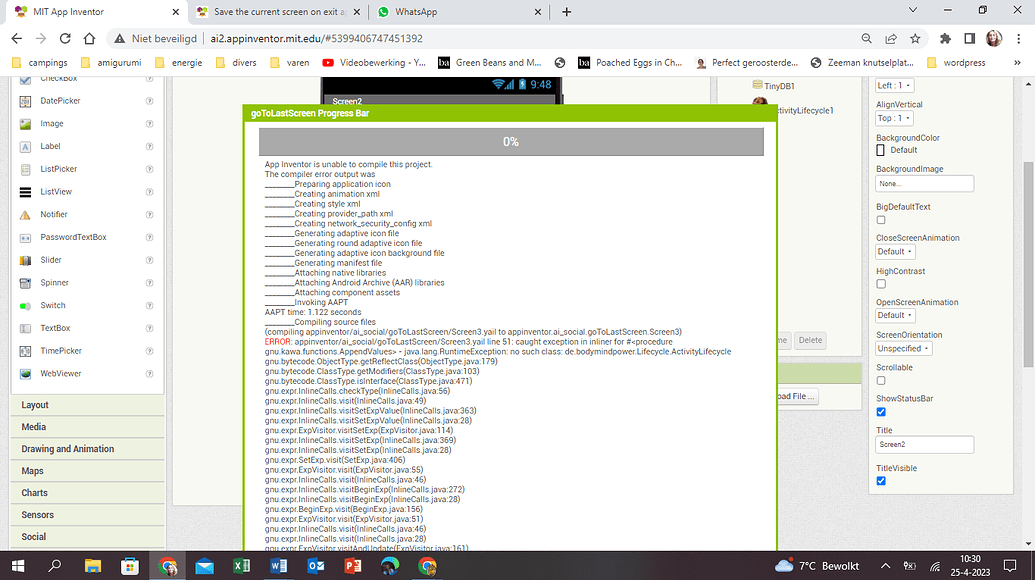 Save the current screen on exit app - MIT App Inventor Help - MIT App ...