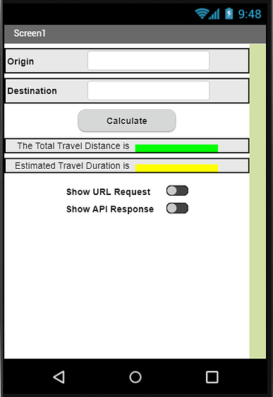 How do you calculate the driving distance between two locations or ...