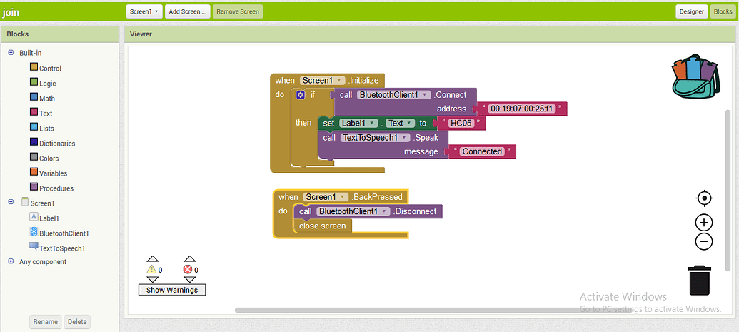 Bluetooth auto connect - MIT App Inventor Help - MIT App Inventor Community