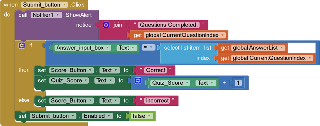 Multiple Correct Answers in Textbox based quiz (Quiz has multiple ...
