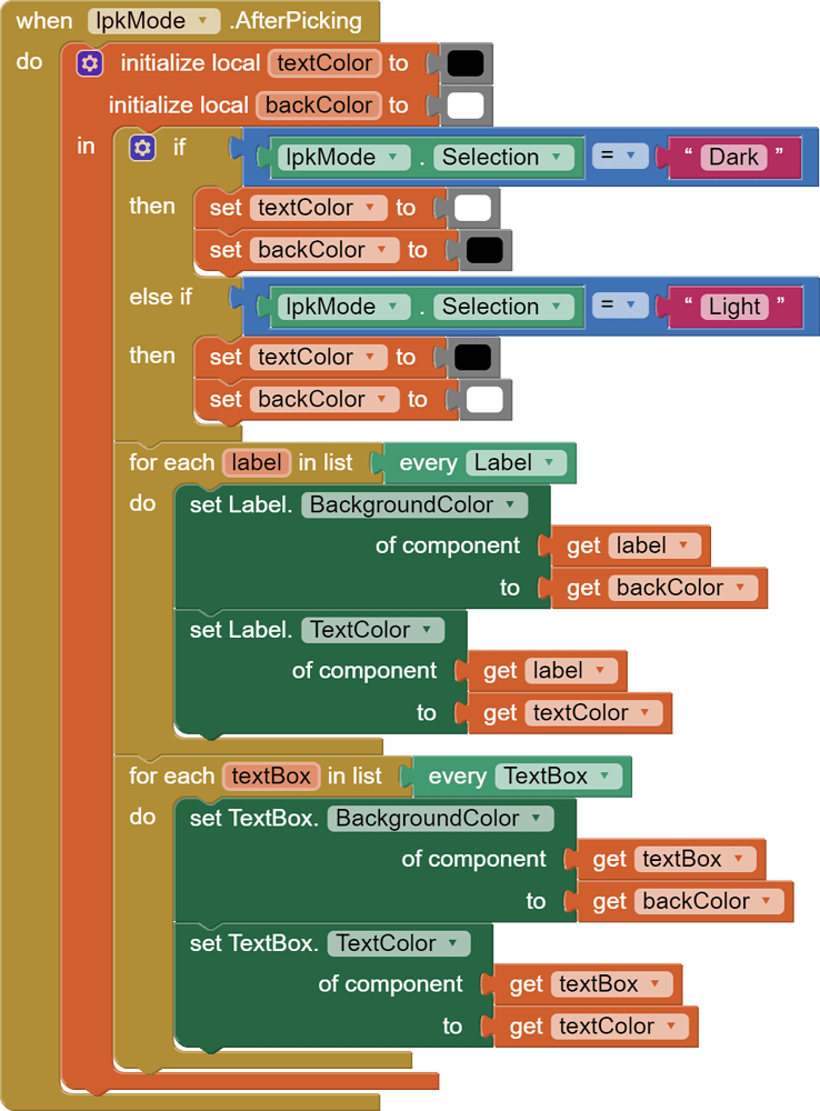 How do you switch between dark theme and light theme? - MIT App ...