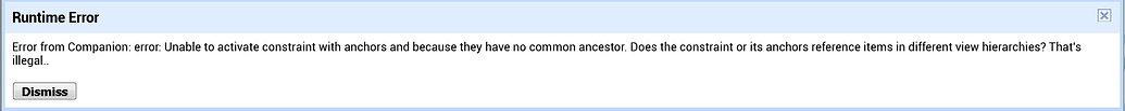 Unable to activate constraints in iOS - App Inventor for iOS - MIT App Inventor Community