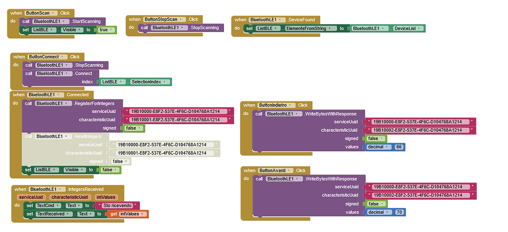 Unable receive data from Arduino BLE - MIT App Inventor Help - MIT App Inventor Community