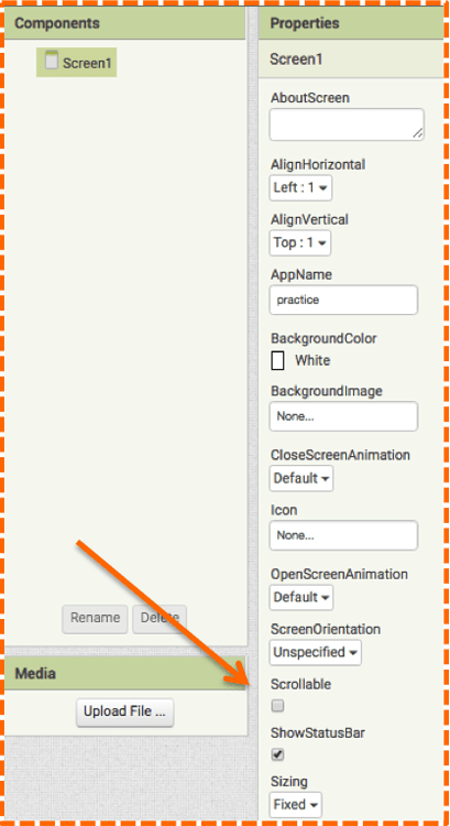How can I put scrollable design screen? - MIT App Inventor Help - MIT ... How can I put scrollable design screen? - MIT App Inventor Help - MIT ...
