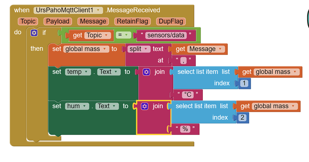 Displaying data in labels - MIT App Inventor Help - MIT App Inventor ...
