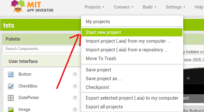 How do you create a project? - MIT App Inventor Help - MIT App Inventor ...