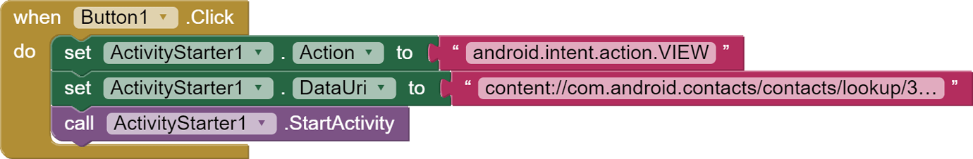 How do I Get contactUri using contact number? - MIT App Inventor Help ...
