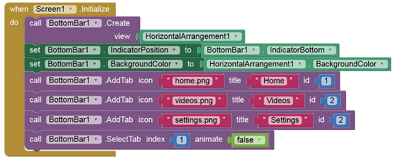 How do you create an horizontal arrangement (navigation bar) like this? - MIT App Inventor Help ...
