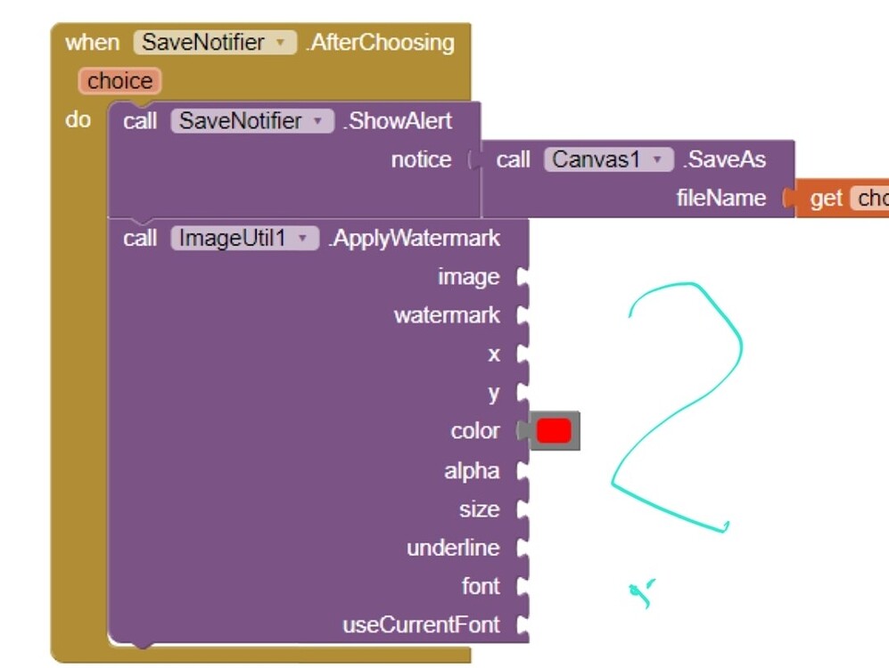 Creating a Camera App with adding a Watermark Image - MIT App Inventor ...
