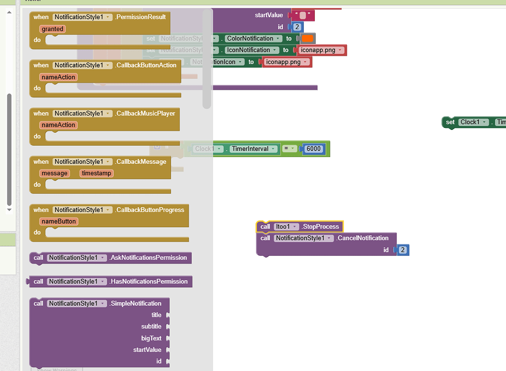 A request in the notification style - MIT App Inventor Help - MIT App Inventor Community