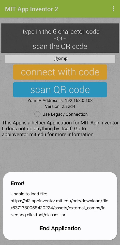 The Companion is Not working on these Extension Addition? - #19 by TIMAI2 - MIT App Inventor ...