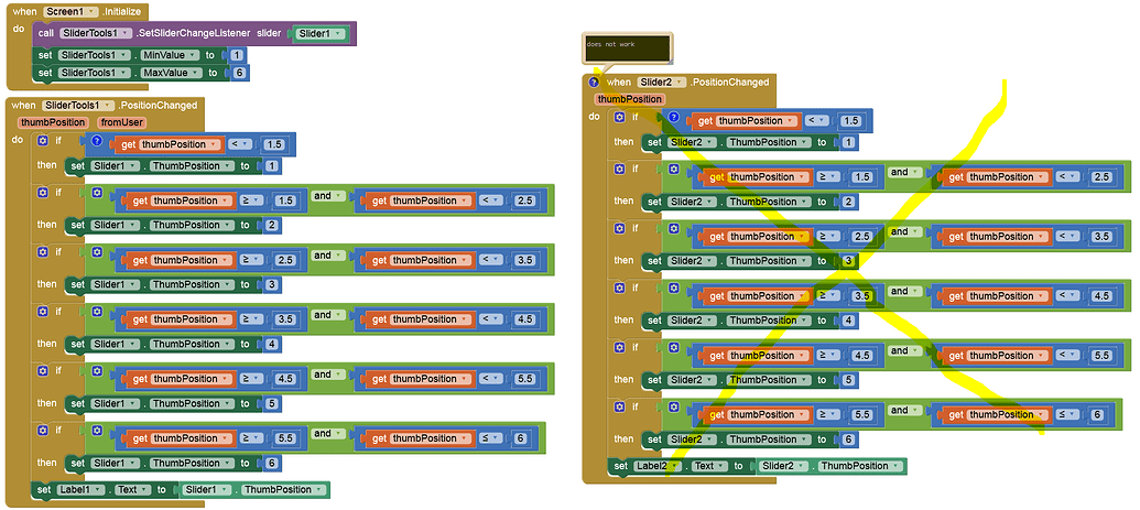 Slider that moves only six steps instead of moving continuously - MIT ...