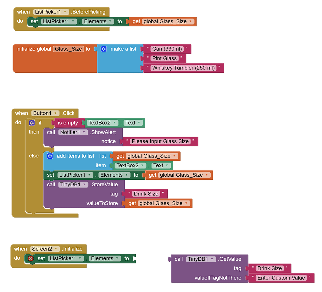Adding text box information to a list picker permanently using TinyDB1 - MIT App Inventor Help ...