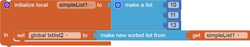 There may be a problem with the sorting method of List - MIT App Inventor Help - MIT App ...