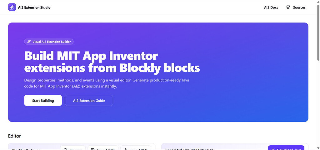 The Wait Is Over: All new AI2 Extension Studio - Extension Development - MIT App Inventor Community