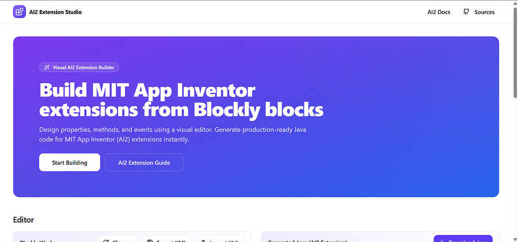 The Wait Is Over: All new AI2 Extension Studio - Extension Development ...