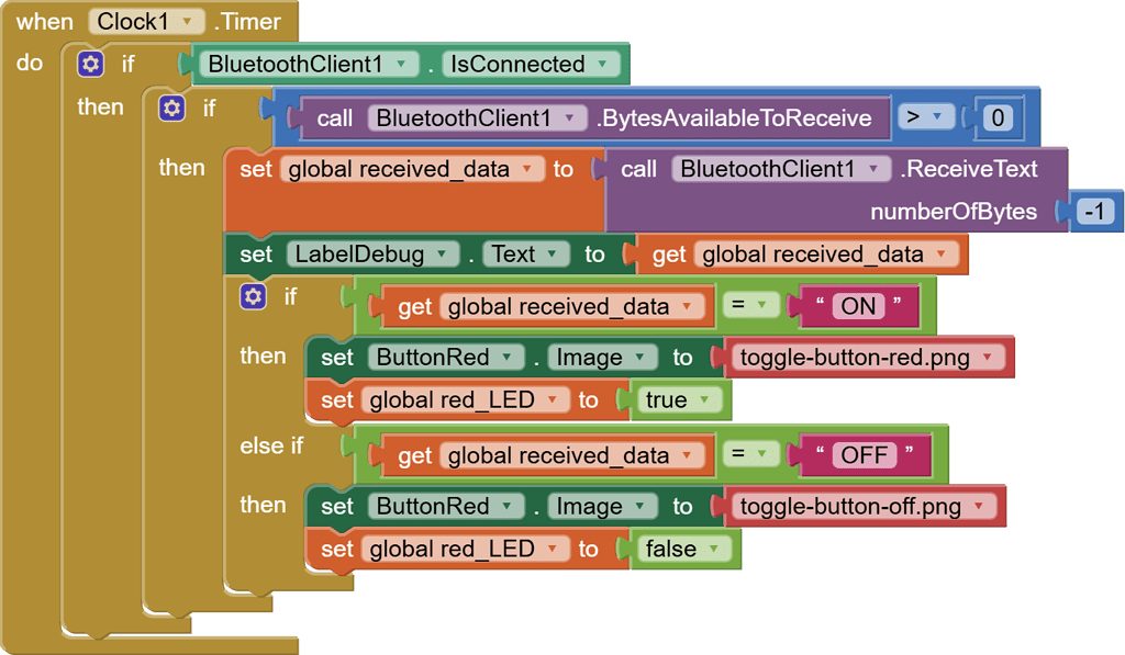 BT client: compare received String (delimiter byte = 10) - MIT App Inventor Help - MIT App ...