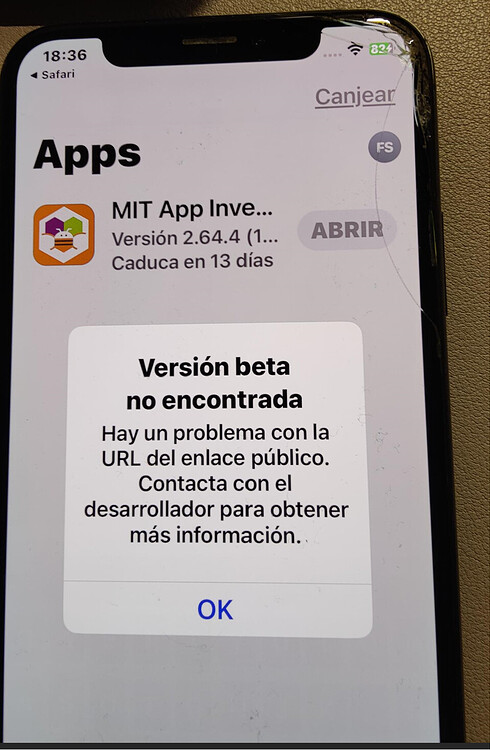 MIT App Inventor for iOS Version 2.64.6 in TestFlight - App Inventor ...