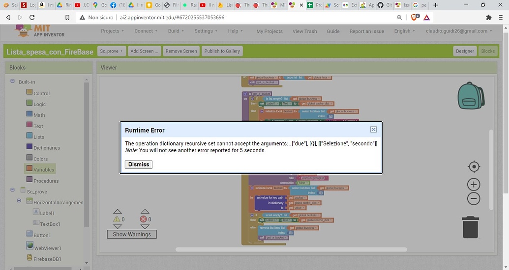Issue in variable value from blocks - MIT App Inventor Help - MIT App ...