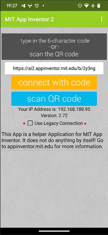 My app companion won't connect? - MIT App Inventor Help - MIT App ...