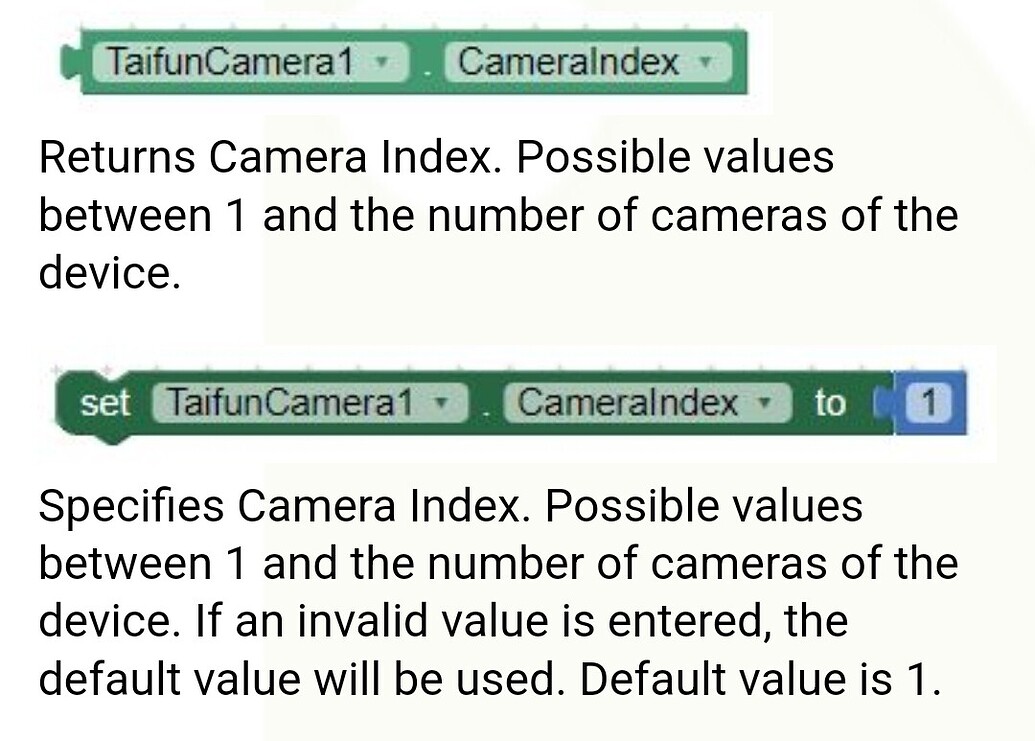 Multi camera selection and exposure ? - Extensions - MIT App Inventor ...