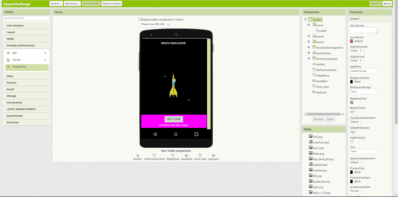 Scroll bar visible - MIT App Inventor Help - MIT App Inventor Community